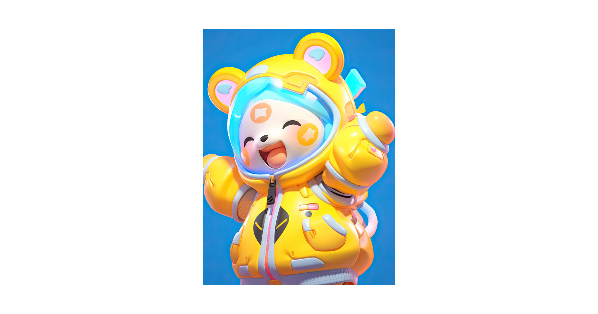 AKBLM - HAPPY JUMPY ジャンピング KUMA | KAWAII HAPPY CHIBI ANIME BEAR - Chibi ...