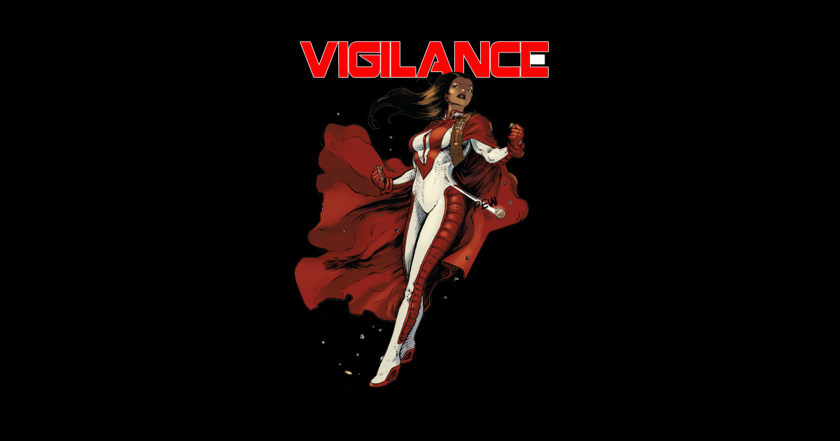 Vigilance Brave and Bold - Vigilance - Sticker | TeePublic