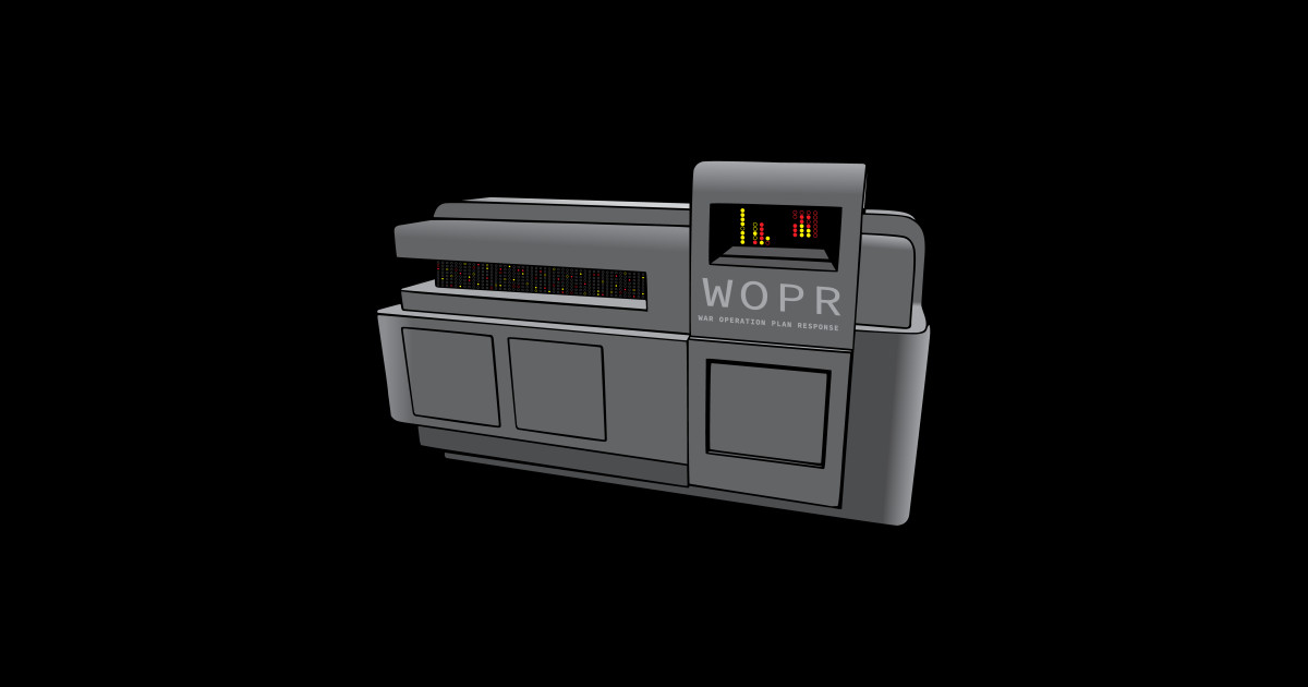 WOPR - War Operation Plan Response - Movie Art - Sticker | TeePublic