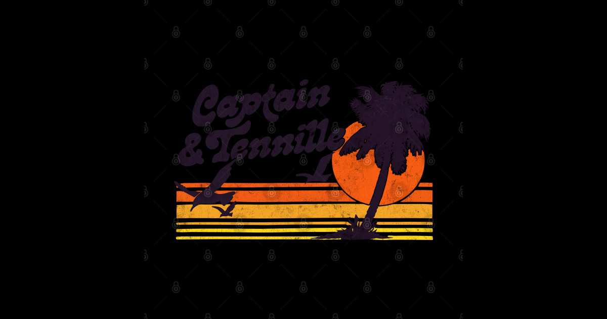 Captain & Tennille -- Retro 70s Design - Captain And Tennille - Posters ...