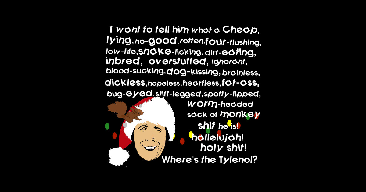 Clark Griswold Rant - Griswold Family Christmas - Posters and Art ...
