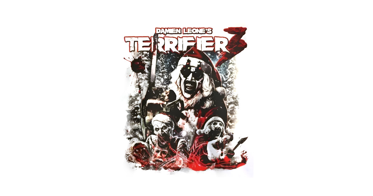 Merry Christmas Flasher Santa Clown - Terrifier - T-Shirt | TeePublic