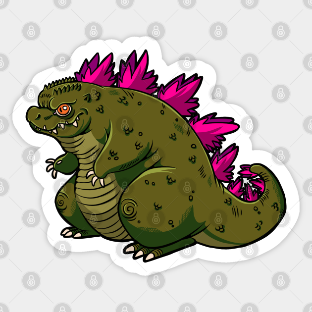 Fatzilla! - Godzilla - Sticker | TeePublic