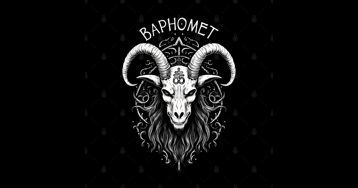 Gothic Baphomet - Baphomet - Posters and Art Prints | TeePublic