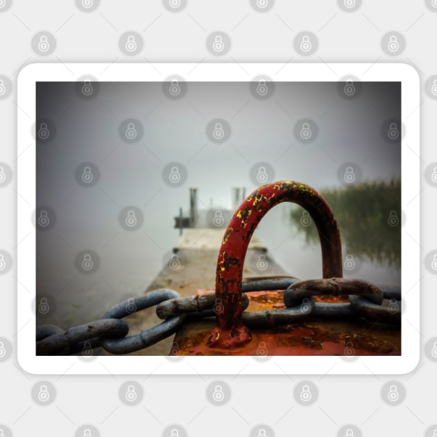 Lake Locked - Chain - Sticker | TeePublic