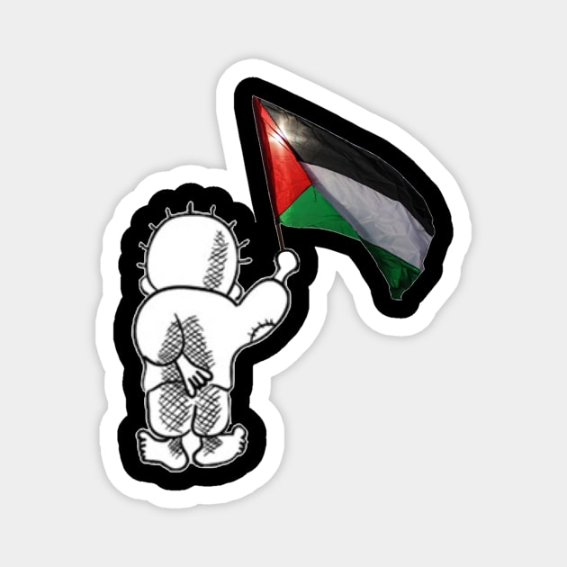 Handala - Free Palestine Symbol - Free Palestine - Magnet | TeePublic