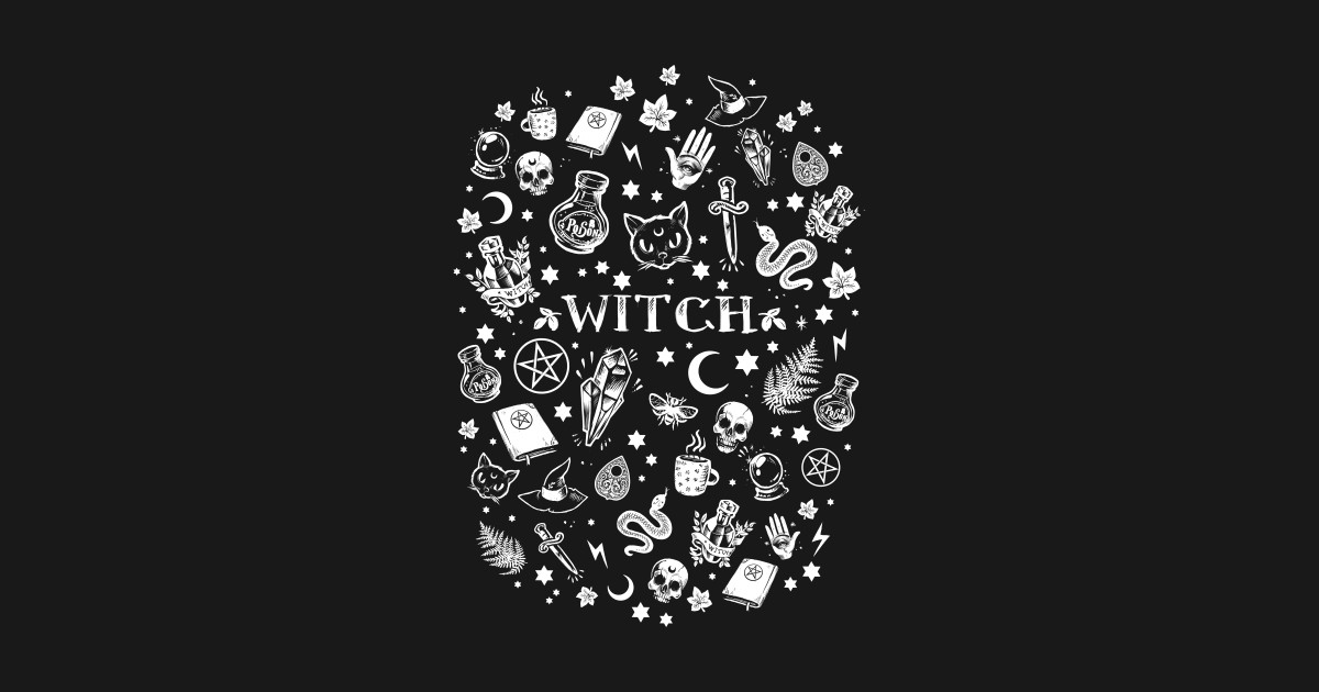 WITCH pattern - Witch - Phone Case | TeePublic