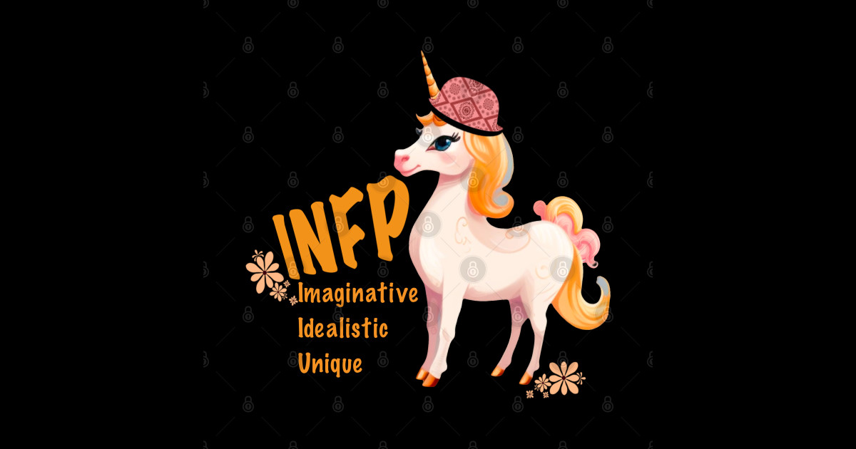 INFP Healer, Unicorn - Mbti - Sticker | TeePublic