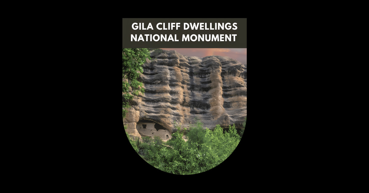 Gila Cliff Dwellings National Monument - Gila Cliff - Sticker | TeePublic