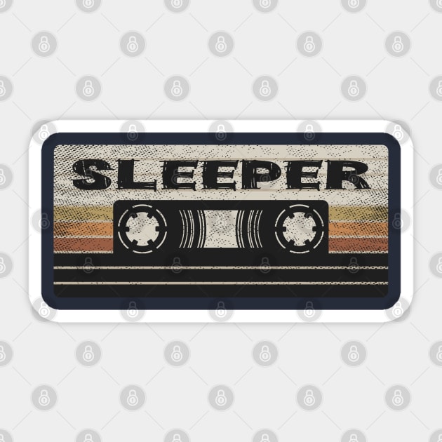 Sleeper Mix Tape - Musician - Sticker | TeePublic
