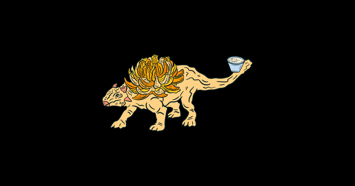 Blooming onion - osaurus - Dinosaur - Posters and Art Prints | TeePublic