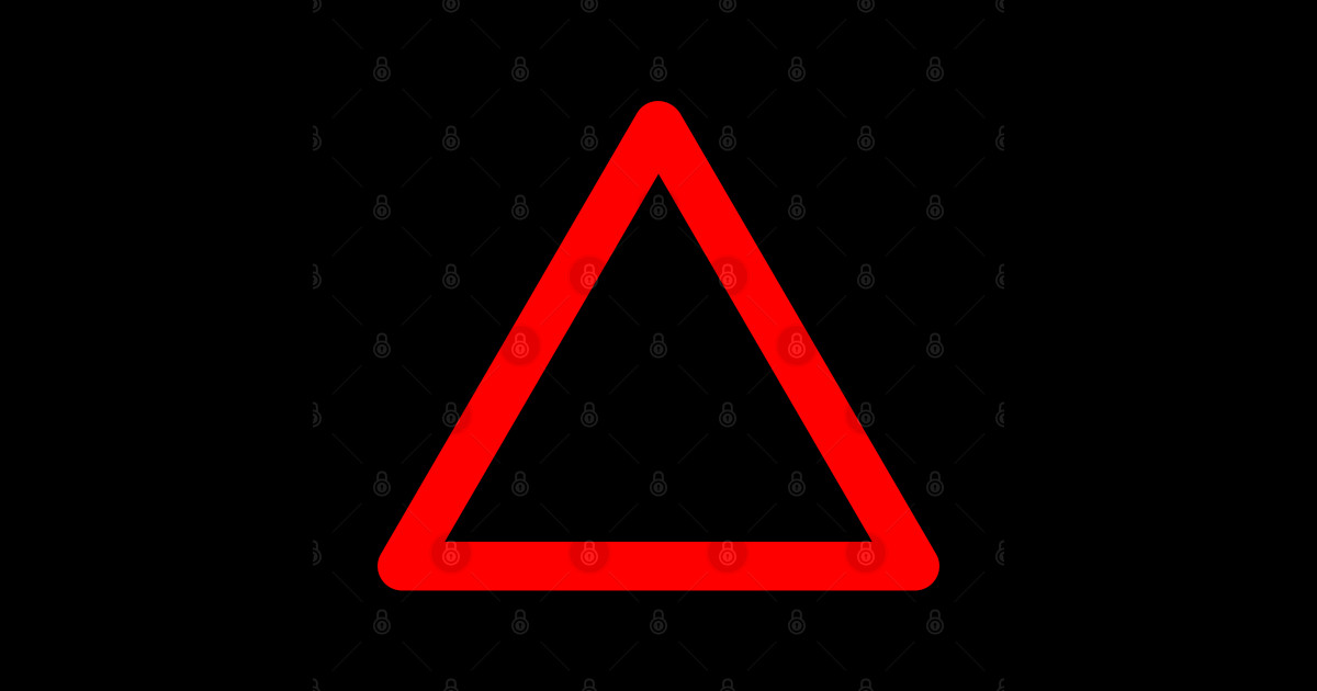 Warning Symbol Sign in Red Triangle and Black Exclamation - Warning ...