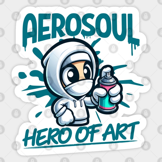 Graffiti Hero - Aerosol - Sticker | TeePublic