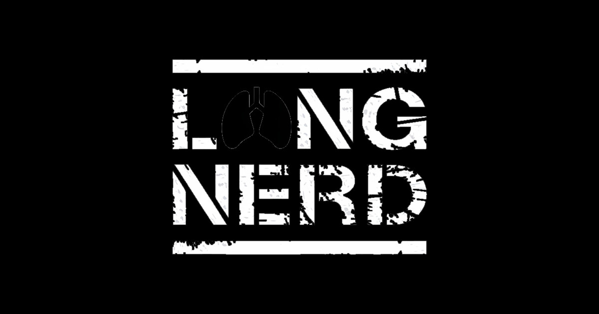 Lung Nerd Support - Lung Nerd Support - Sticker | TeePublic