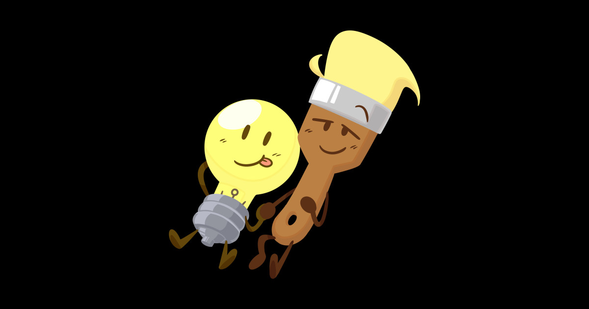 Lightbulb x Paintbrush (Inanimate Insanity) - Inanimate Insanity ...