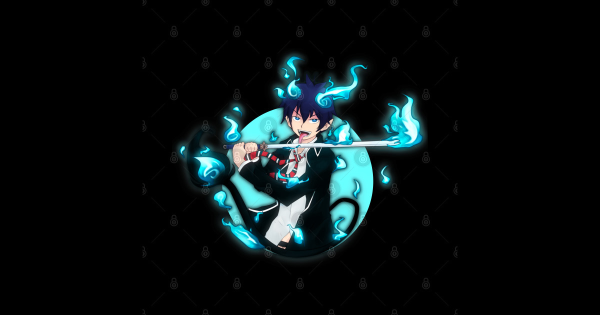 rin okumura blue exorcist - Blue Exorcist - Sticker | TeePublic