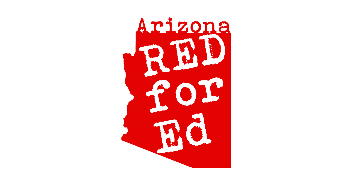 Red for Ed shirt - Red For Ed Arizona Teacher Protest - Sticker | TeePublic