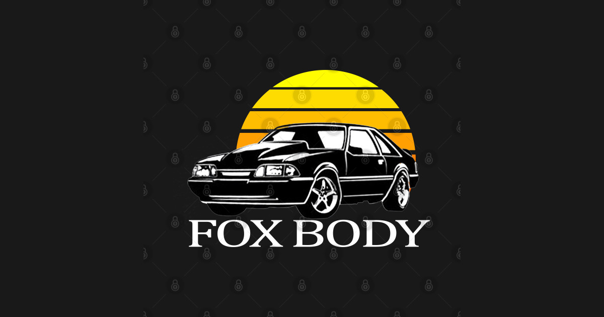 Mustang Foxbody American Fox body stang Muscle classic Car 5.0L ...