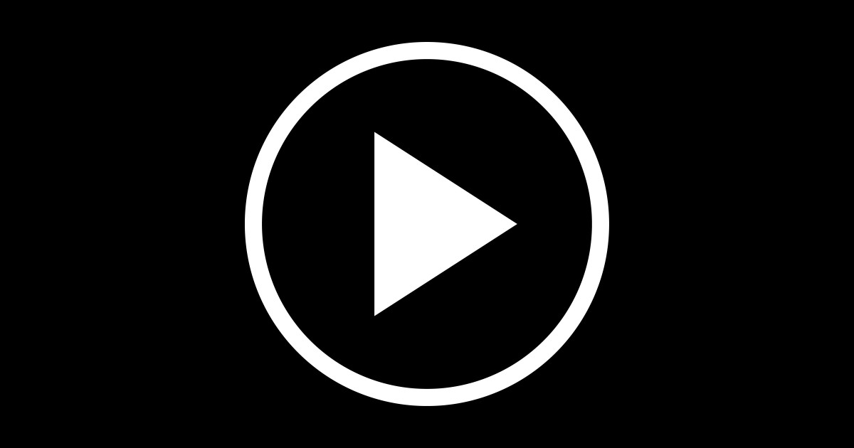 Fun play button icon - Play - Sticker | TeePublic