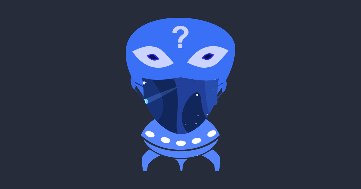 Aelly the Visitor with COVID mask - Alien Covid Mask - T-Shirt | TeePublic