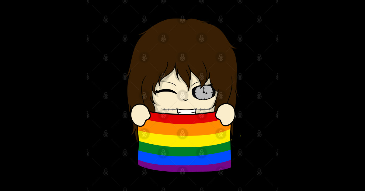 creepypasta pride chibi clockwork - Creepypasta - T-Shirt | TeePublic