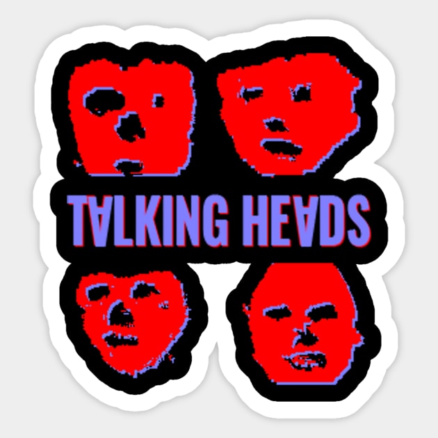 Talking Heads Vintage - Talking Heads - Sticker | TeePublic