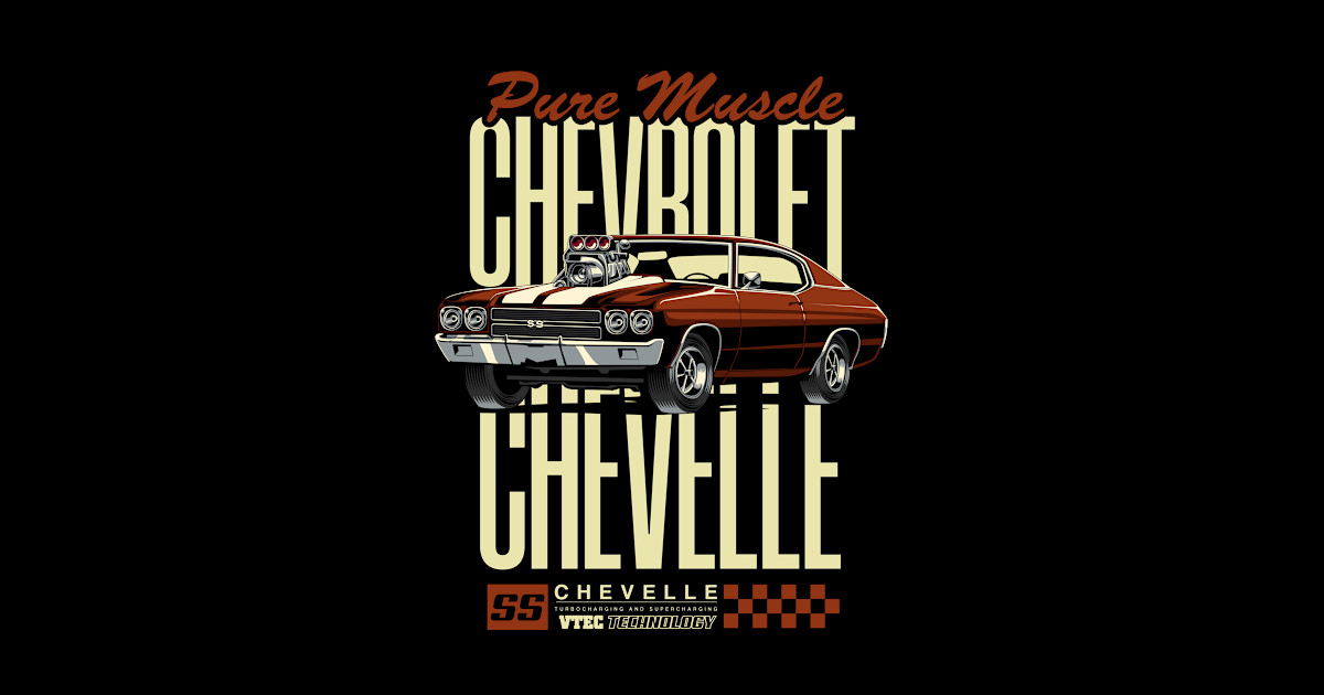 Pure Muscle Chevy - Chevrolet - Sticker | TeePublic