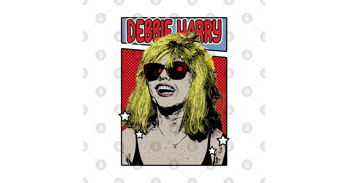 Debbie Harry Comic Style Art - Debbie Harry - T-Shirt | TeePublic