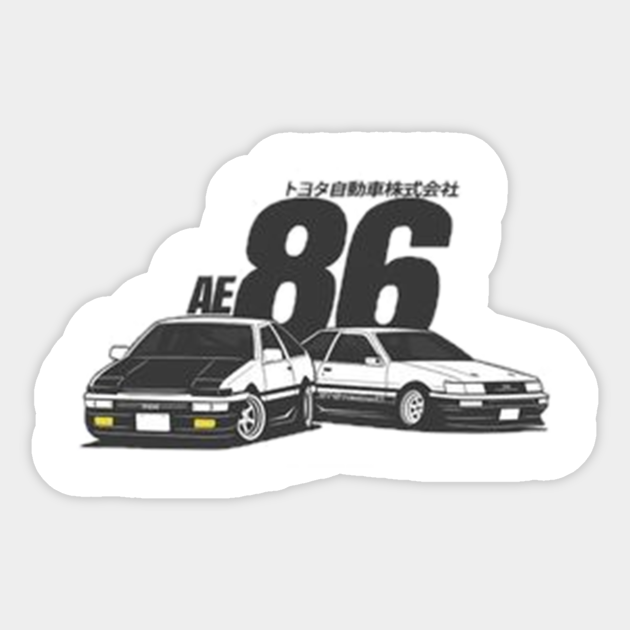 toyota trueno ae86 levin sticker - Toyota Trueno Ae86 Hachi Roku ...