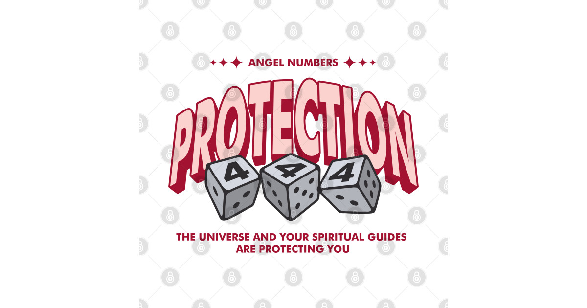 Angel Numbers 444 Protection word lettering art - Lettering - T-Shirt ...