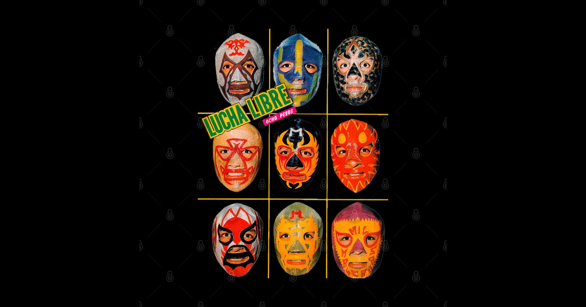 LUCHA LIBRE poster - Lucha Libre - Sticker | TeePublic