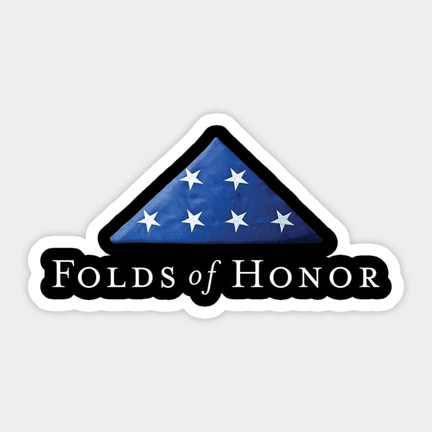 Folds of Honor - Folds Of Honor - Sticker | TeePublic