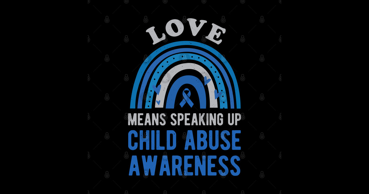 Child Abuse Awareness Prevention Month - Child Abuse - Sticker | TeePublic