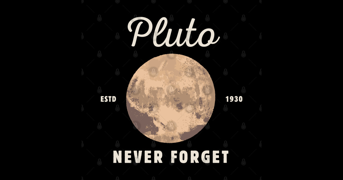 vintage pluto is a planet - Pluto Is A Planet - Sticker | TeePublic
