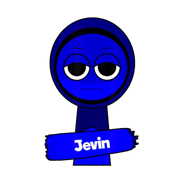 Sprunki Jevin Blue - Sprunki - T-Shirt | TeePublic
