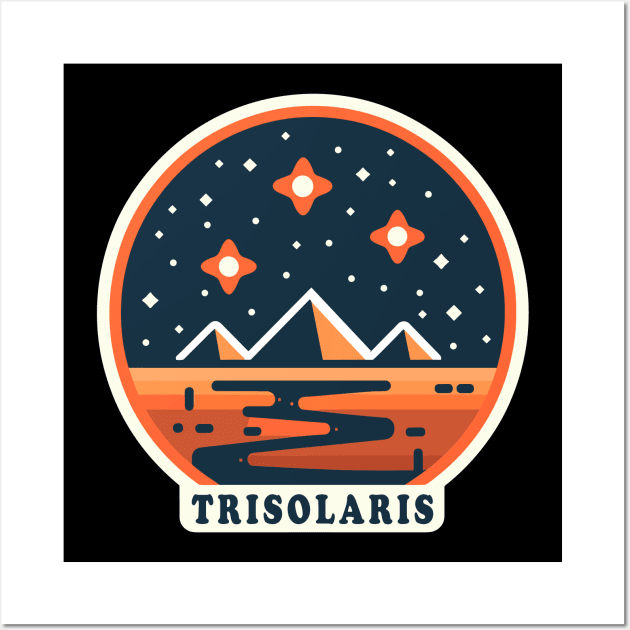Trisolaris fanlogo - 3 Body Problem - Posters and Art Prints | TeePublic