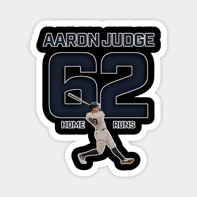 aaron judge 62 home runs - Aaron Judge New York Yankees - Magnet ... aaron judge 62 home runs - Aaron Judge New York Yankees - Magnet ...