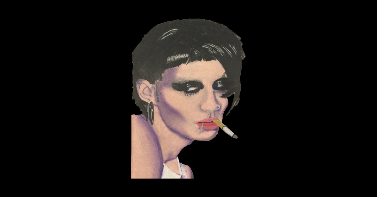 Smoking Woman - Model - Sticker | TeePublic