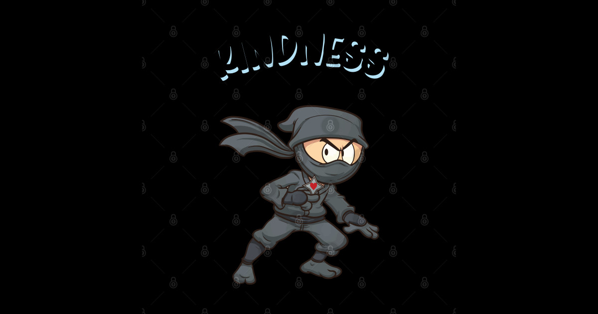 Kindness Ninja - Anti Bullying - Sticker | TeePublic