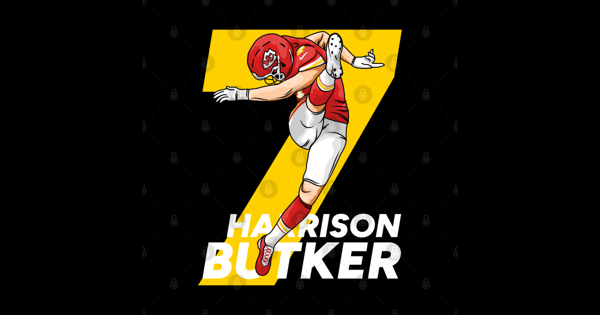 Harrison Butker Kansas City #7 // Cartoon style - Harrison Butker ...