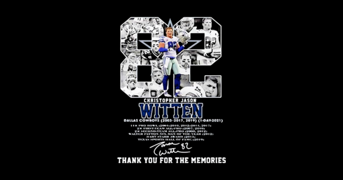 82 Christopher Jason Witten Thank You for The Memories - 82 Christopher ...