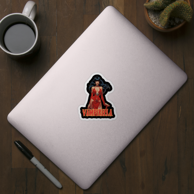 Vampirella retro comic book - Vampirella - Sticker | TeePublic