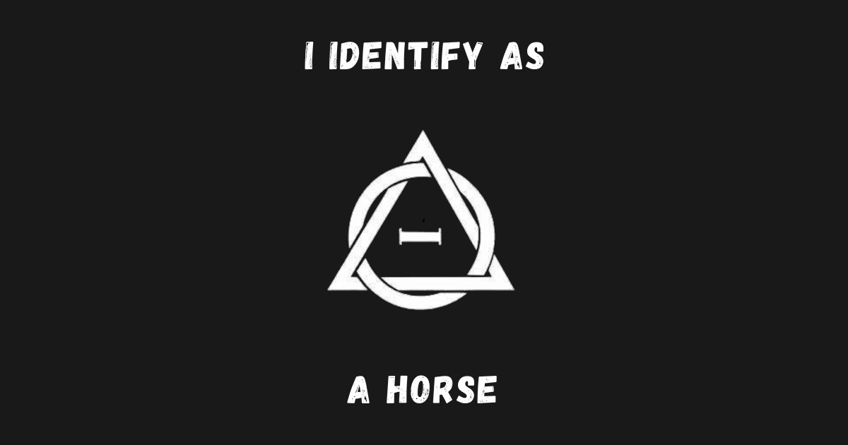 I Identify As A Horse! Therian / Therianthropy Symbol - Identify As A ...