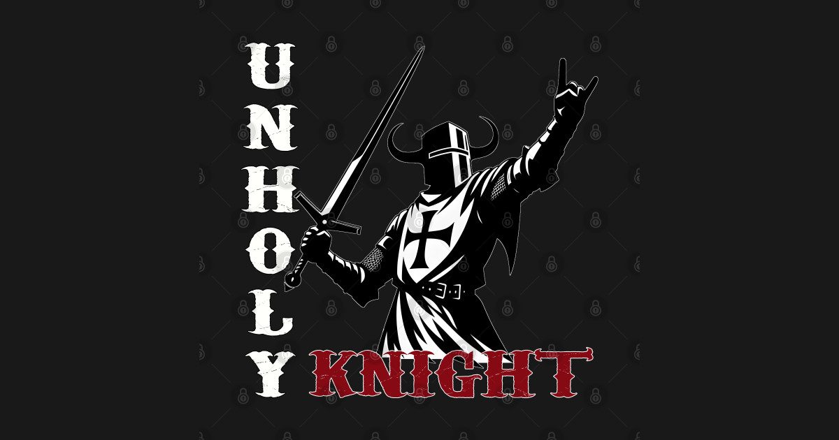 Gothic Unholy Templar Knight - Gothic Knight - T-Shirt | TeePublic