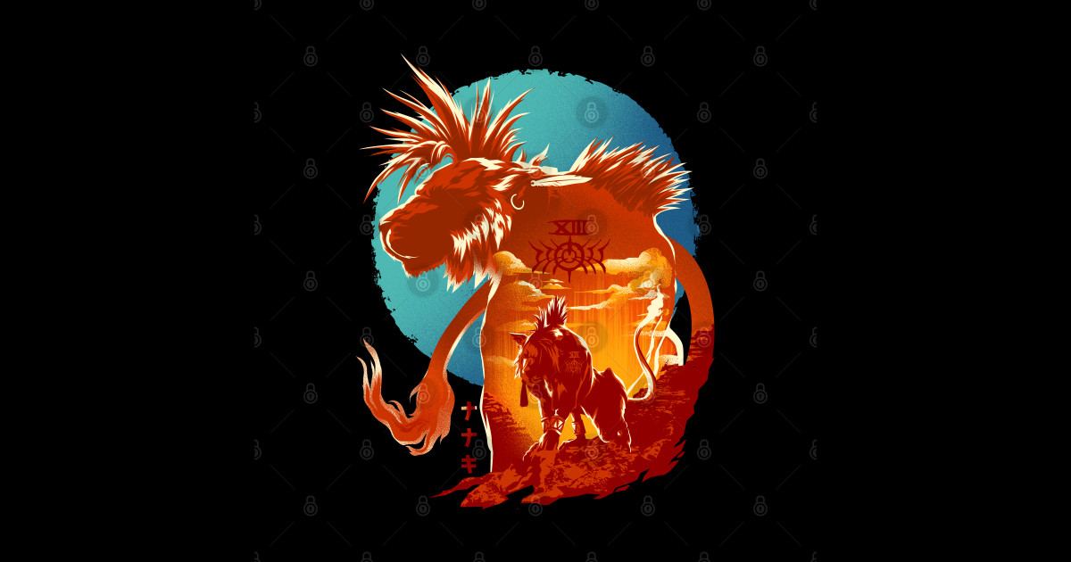 Research Specimen Red13 v2 - Red Xiii - Sticker | TeePublic