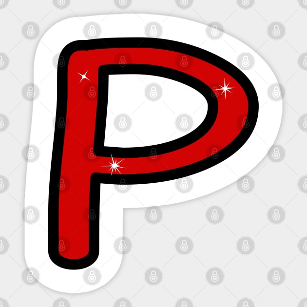 Letter P. Name with letter P. Personalized gift. Abbreviation ...