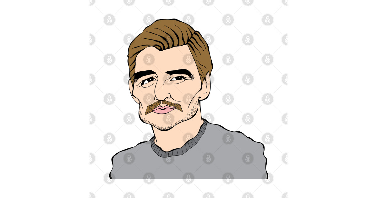PEDRO PASCAL FAN ART!! - Pedro Pascal - T-Shirt | TeePublic