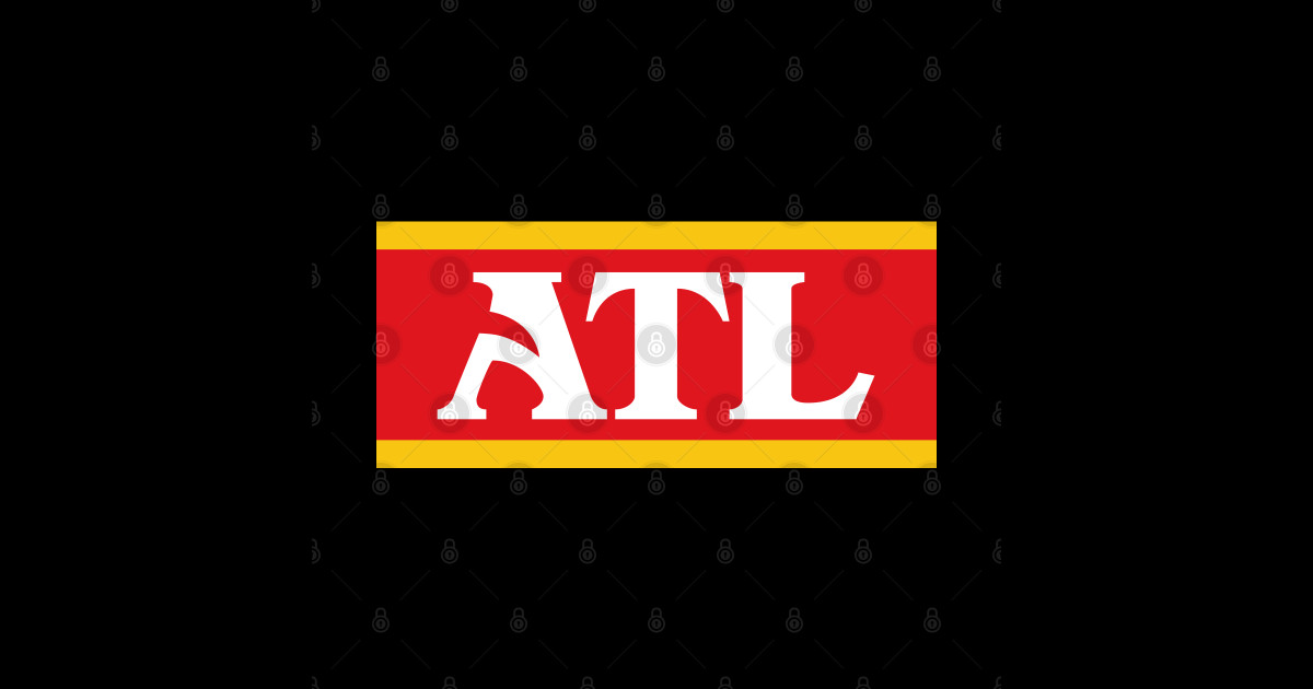 ATL Retro Font - Whiteq - Hawks - Tapestry | TeePublic