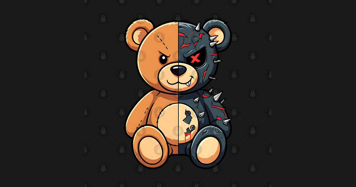 Good and Bad Teddy - Hip Hop - T-Shirt | TeePublic