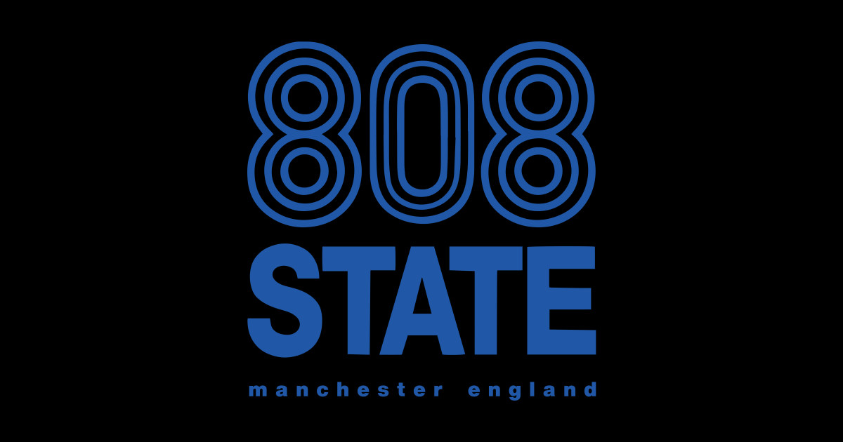 808 State Blue (fanmade merchandise) - 808 State - Sticker | TeePublic